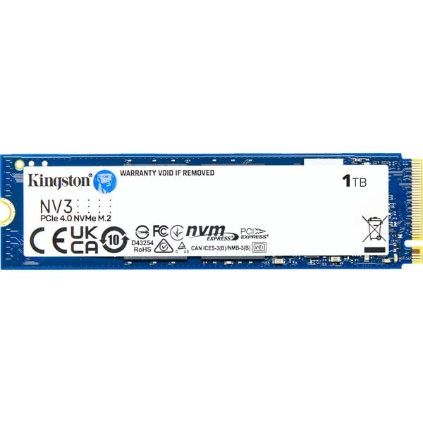 Kingston NV3 1 TB, SSD PCIe 4.0 x4, NVMe, M.2 2280 Outlet