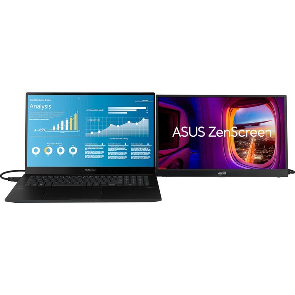 ASUS ZenScreen MB17AHG, LED-Monitor 43.9 cm(17.3 Zoll), schwarz, USB-C ...