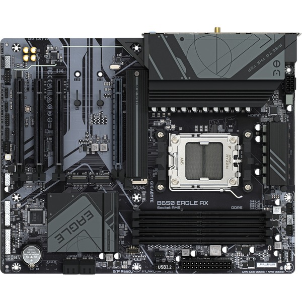 GIGABYTE B650 EAGLE AX, Mainboard schwarz/grau