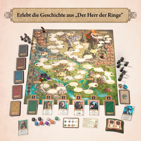 Kosmos Der Herr der Ringe - Gemeinsam zum Schicksalsberg, Brettspiel