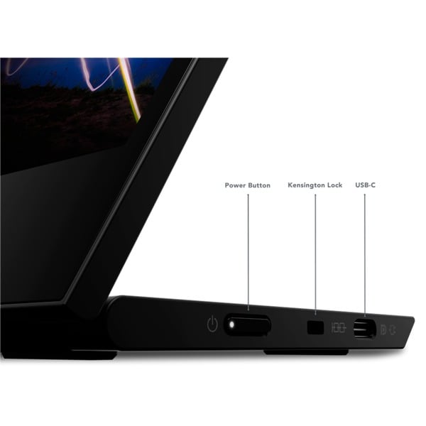 Lenovo ThinkVision M15, LED-Monitor 40 cm (16 Zoll), schwarz, FullHD ...
