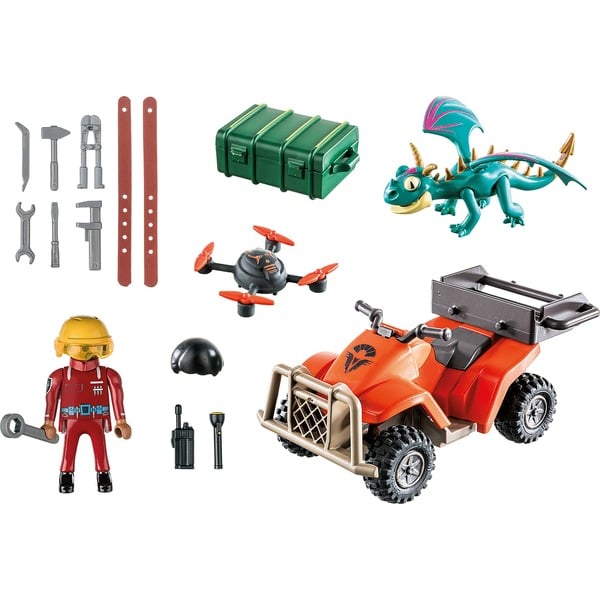 PLAYMOBIL 71085 Dragons: The Nine Realms - Icaris Quad & Phil ...