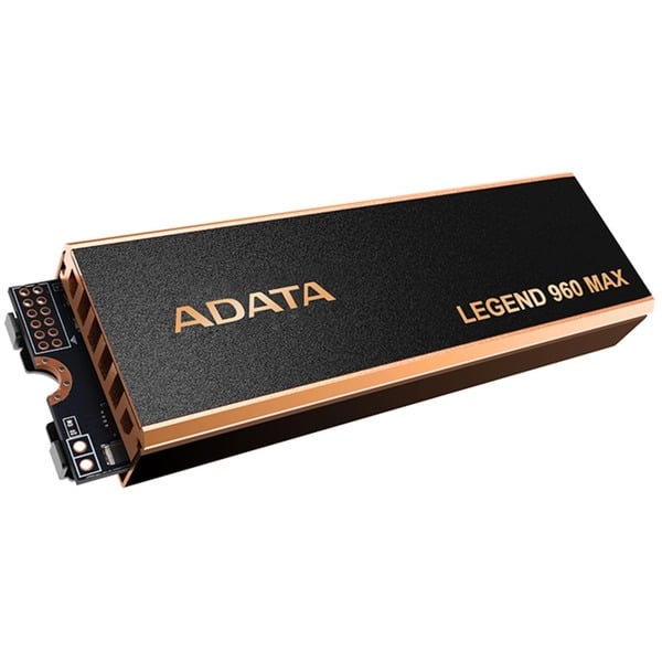 ADATA LEGEND 960 MAX 1 TB, SSD dunkelgrau/gold, PCIe 4.0 x4, NVMe 1.4 ...