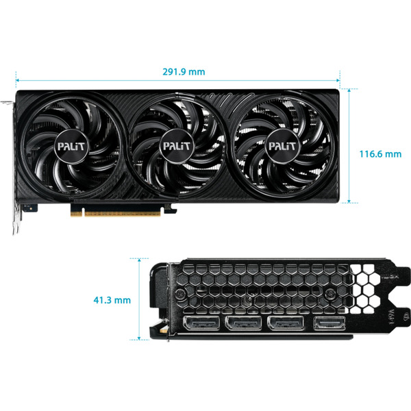 Palit GeForce RTX 5060 Ti Infinity 3 OC 16GB, Grafikkarte DLSS 4, 3x DisplayPort, 1x HDMI 2.1