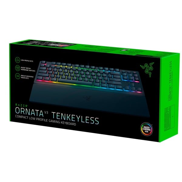 Razer Ornata V3 TKL, Gaming-Tastatur schwarz, DE-Layout, Razer Mecha ...