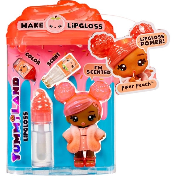 MGA Entertainment Yummiland Lipgloss Doll - Piper Peach, Puppe
