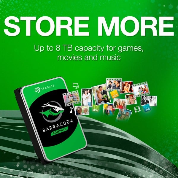 Seagate BarraCuda 4 TB ST4000DM004, Festplatte SATA 6 Gb/s, 3,5"