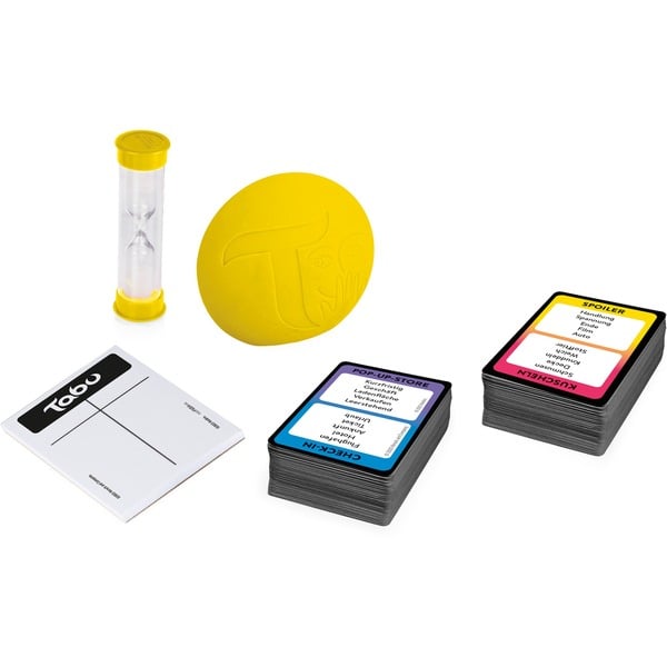 Hasbro Tabu, Partyspiel neue Karten 2023