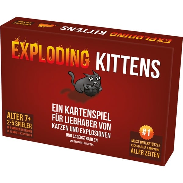 Asmodee Exploding Kittens, Kartenspiel