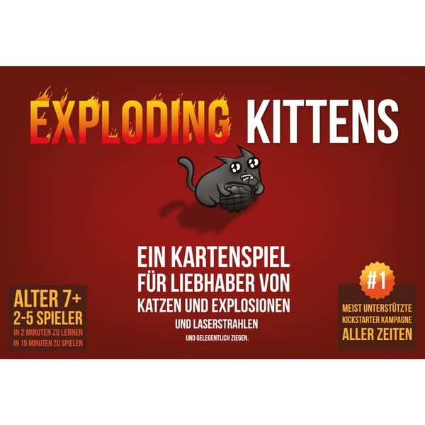 Asmodee Exploding Kittens, Kartenspiel