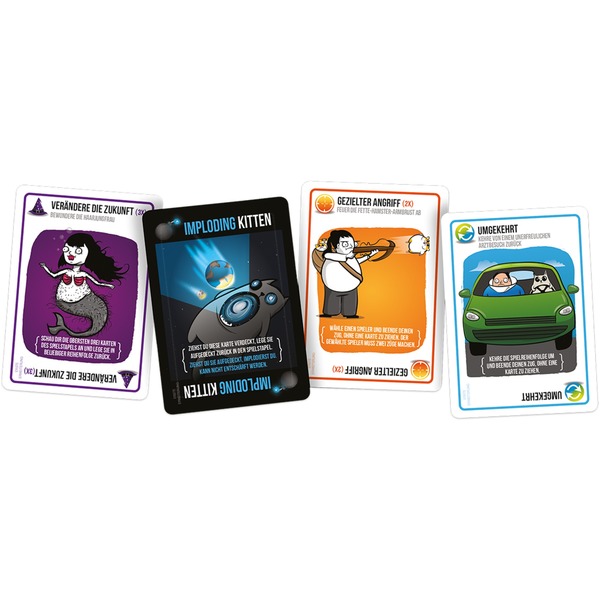 Asmodee Exploding Kittens - Imploding Kittens, Kartenspiel Erweiterung