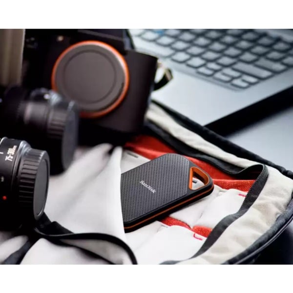 SanDisk Extreme PRO Portable SSD V2 4 TB, Externe SSD schwarz/orange ...