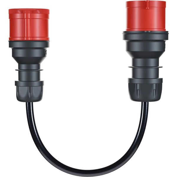 go-e Adapter für Gemini flex 11 kW, CEE rot Drehstrom 16A > CEE rot 32A ...