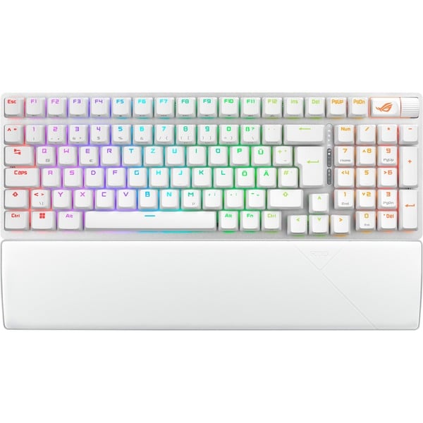 ASUS ROG Strix Scope II 96 , Gaming-Tastatur weiß, DE-Layout, ROG NX Snow