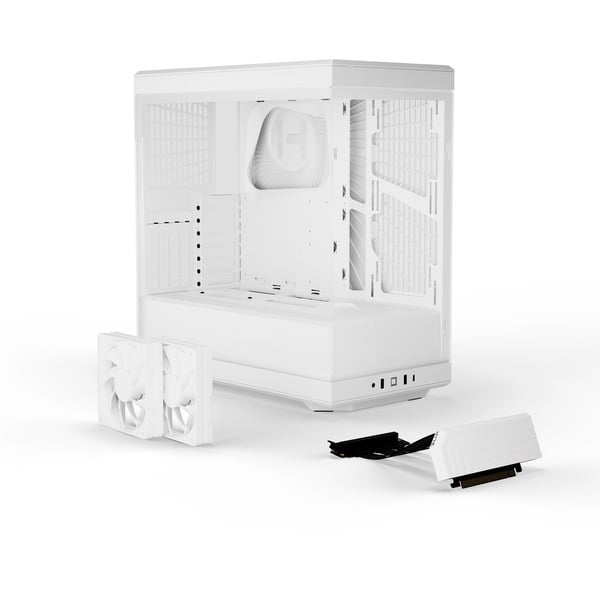 HYTE Y40 Snow White , Tower-Gehäuse weiß, Tempered Glass