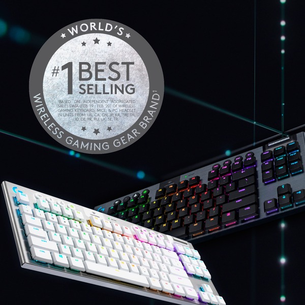 Logitech Gaming G915 TKL, Gaming-Tastatur weiß, DE-Layout, GL Tactile ...
