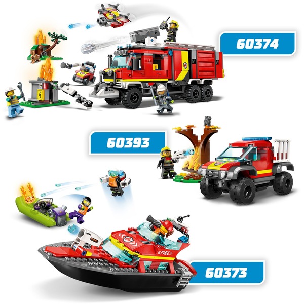 LEGO 60374 City Einsatzleitwagen der Feuerwehr, Konstruktionsspielzeug