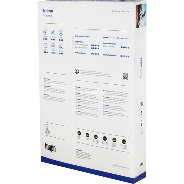 Inapa Tecno Speed 80g 420x297 R, Papier DIN A3 (500 Blatt), 80 g/m²