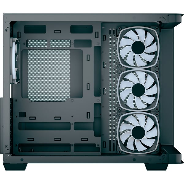 Aerocool P500C EVO-G-BK-v1, Tower-Gehäuse schwarz, Tempered Glass x 2