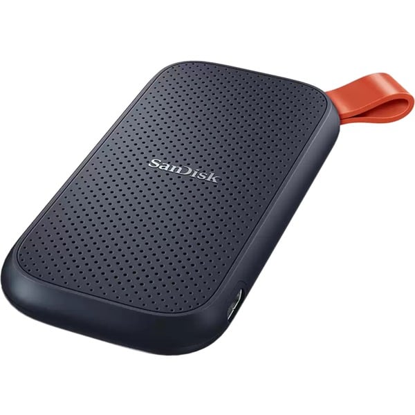 SanDisk Portable SSD 480 GB, Externe SSD schwarz/orange, USB-C 3.2 Gen ...