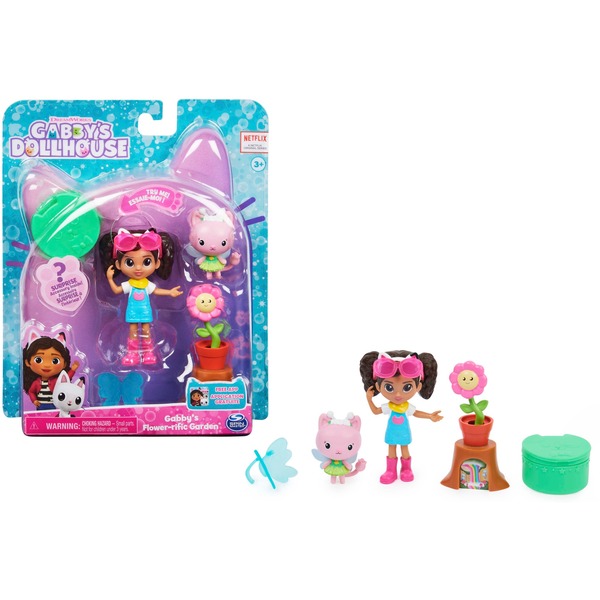 Spin Master Gabby's Dollhouse Gartenset mit Kitty Fee, Spielfigur