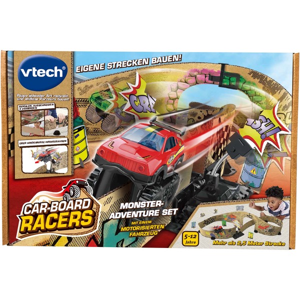 VTech Car-Board Racers - Monster-Adventure Set, Bahn
