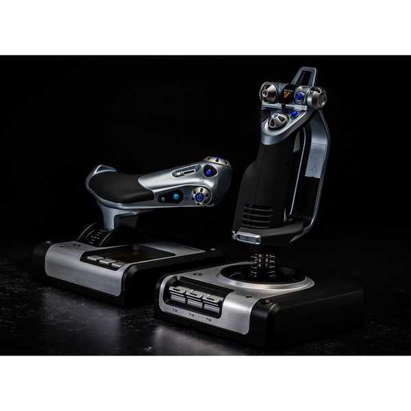 Logitech Gaming G Saitek X52 FLIGHT Control System, Hotas schwarz/silber