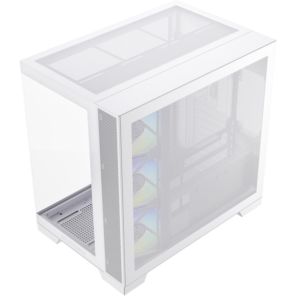 Silentware View A-RGB , Tower-Gehäuse weiß, Tempered Glass x2
