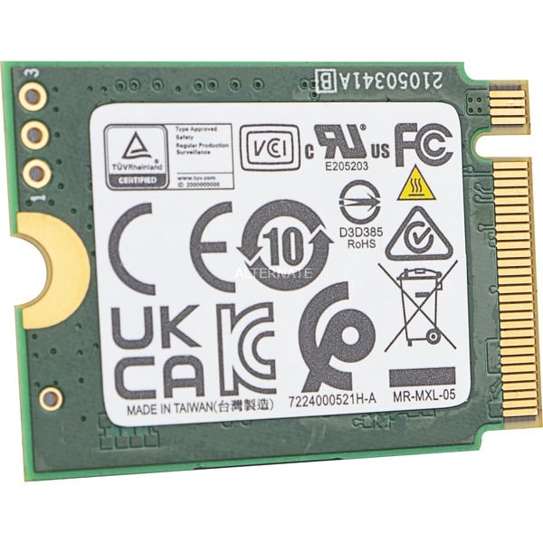 Diverse CL4 M.2 2230 SSD 128 GB BULK NVMe PCIe Gen 4x4, M.2 2230, Bulk