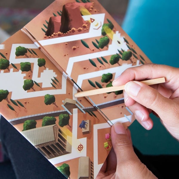 Kosmos Mazescape Labyrinthos, Rätselspiel