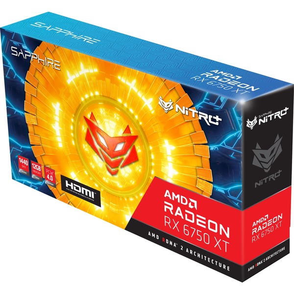SAPPHIRE Radeon RX 6750 XT NITRO+ GAMING OC, Grafikkarte RDNA 2, GDDR6 ...