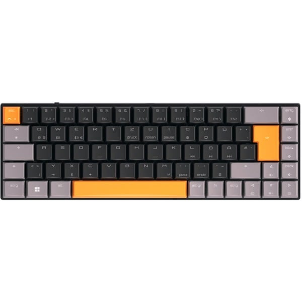 CHERRY MX-LP 2.1 Compact Wireless, Gaming-Tastatur schwarz/mehrfarbig ...