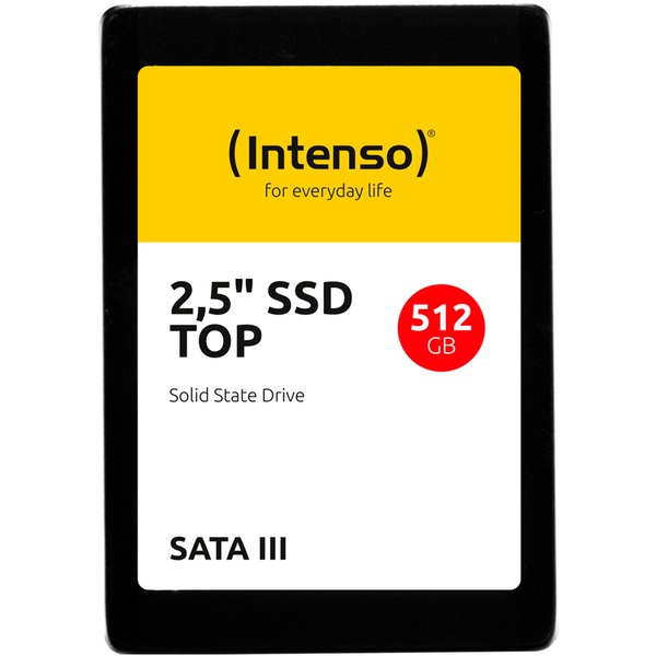Intenso TOP SSD 512 GB schwarz, SATA 6 Gb/s, 2,5", Bulk