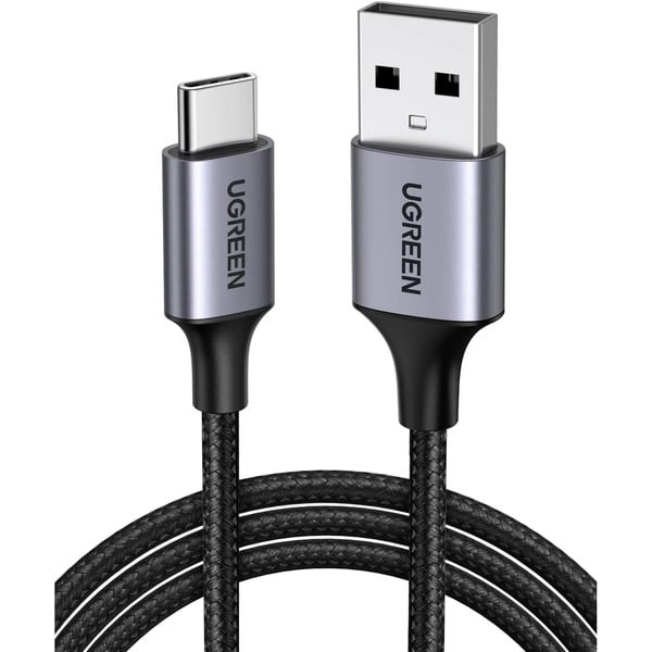 UGREEN US288 USB-A auf USB-C Lade- und Datenkabel schwarz