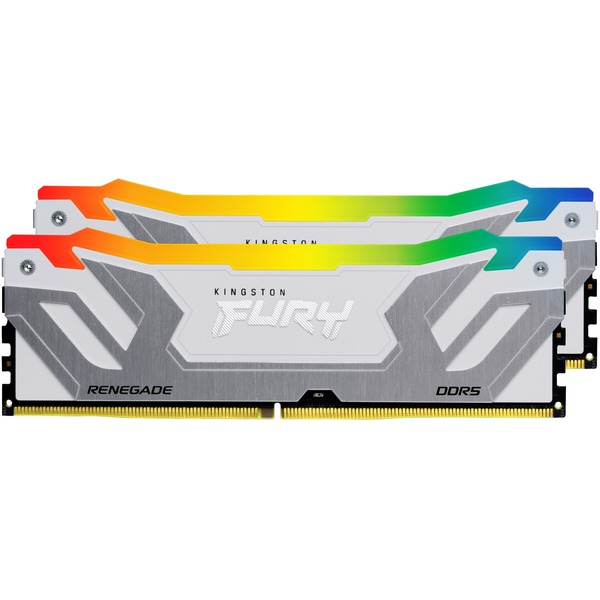 Kingston FURY CU-DIMM 48 GB DDR5-8400 (2x 24 GB) Dual-Kit, Arbeitsspeicher silber/weiß ...
