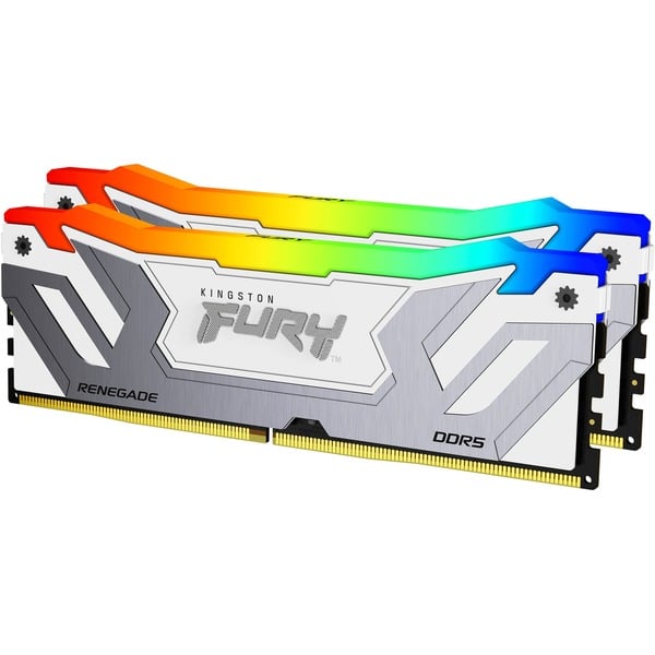 Kingston FURY CU-DIMM 48 GB DDR5-8400 (2x 24 GB) Dual-Kit, Arbeitsspeicher silber/weiß ...