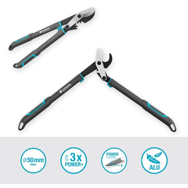 GARDENA Astschere EnergyCut Pro S grau/türkis, 60cm Outlet