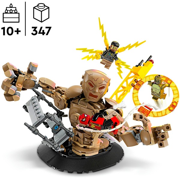 LEGO 76280 Marvel Super Heroes Spider-Man vs. Sandman: Showdown ...