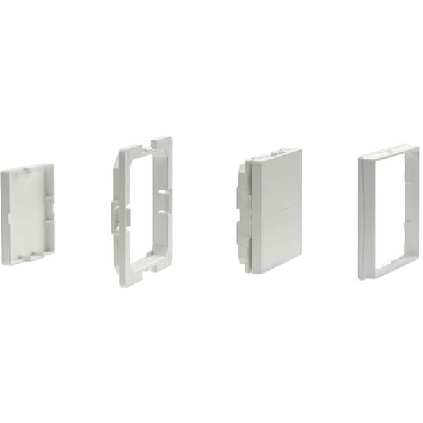 Shelly Adapter Legrand & Shelly, für Blu Wall Switch 4 Wandtaster Elfenbein
