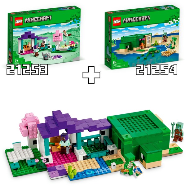 LEGO 21253 Minecraft Das Tierheim, Konstruktionsspielzeug