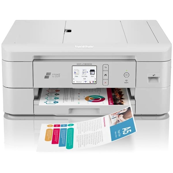 Brother DCP-J1800DW, Multifunktionsdrucker grau, USB, LAN, WLAN, Kopie ...