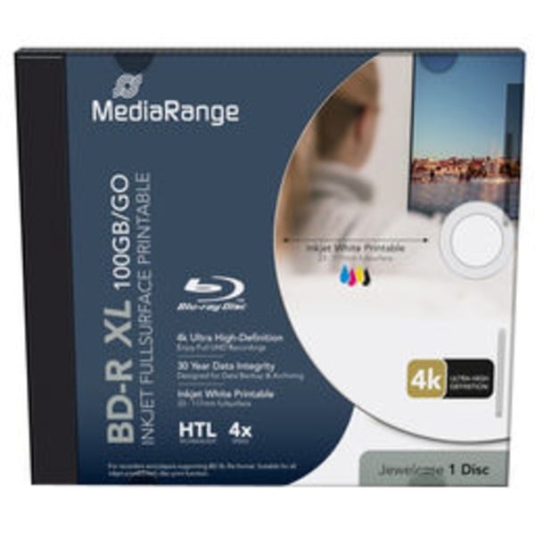 MediaRange BD-R XL 100GB, Blu-ray-Rohlinge
