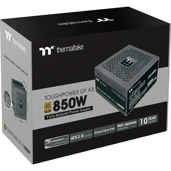 Thermaltake TOUGHPOWER GF A3 Gold 850W - TT Premium Edition, PC-Netzteil schwarz, 1x 12-Pin High ...