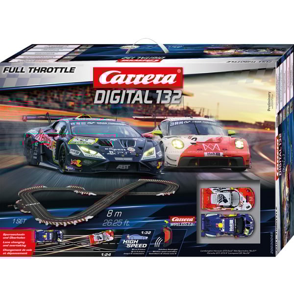 Carrera DIGITAL 132 Full Throttle, Rennbahn