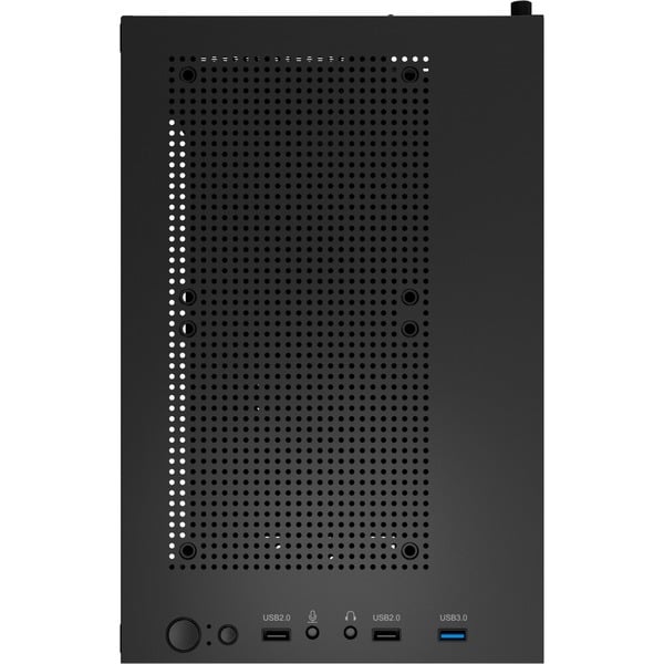 Aerocool CS-111-G-BK-v1, Tower-Gehäuse schwarz, Tempered Glass