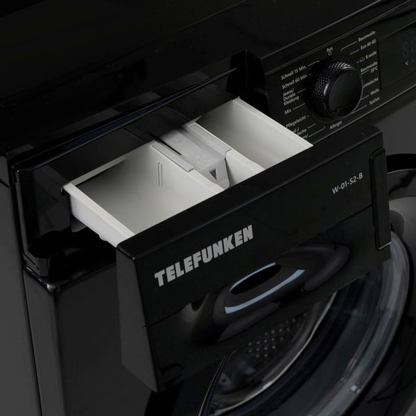 Telefunken W-01-52-B, Waschmaschine schwarz