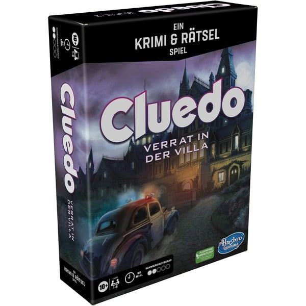 Hasbro Cluedo Verrat in der Villa, Brettspiel
