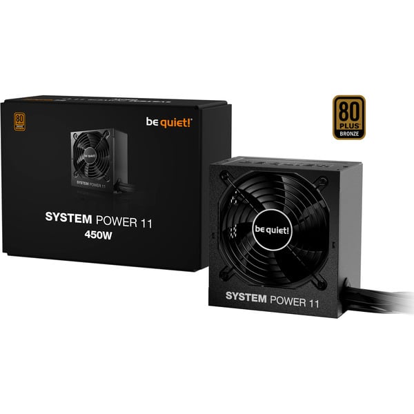 be quiet! System Power 11 450W ATX3.1, PC-Netzteil schwarz, 2x PCIe ...