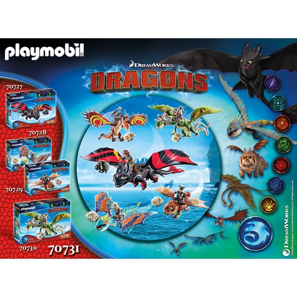PLAYMOBIL 70731 Dragon Racing: Rotzbakke und Hakenzahn ... PLAYMOBIL 70731 Dragon Racing: Rotzbakke und Hakenzahn ...