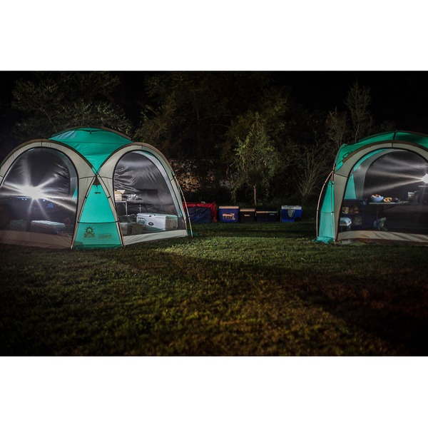 Coleman Event Dome Shelter XL, 4,5 x 4,5m, Pavillon hellblau/grau